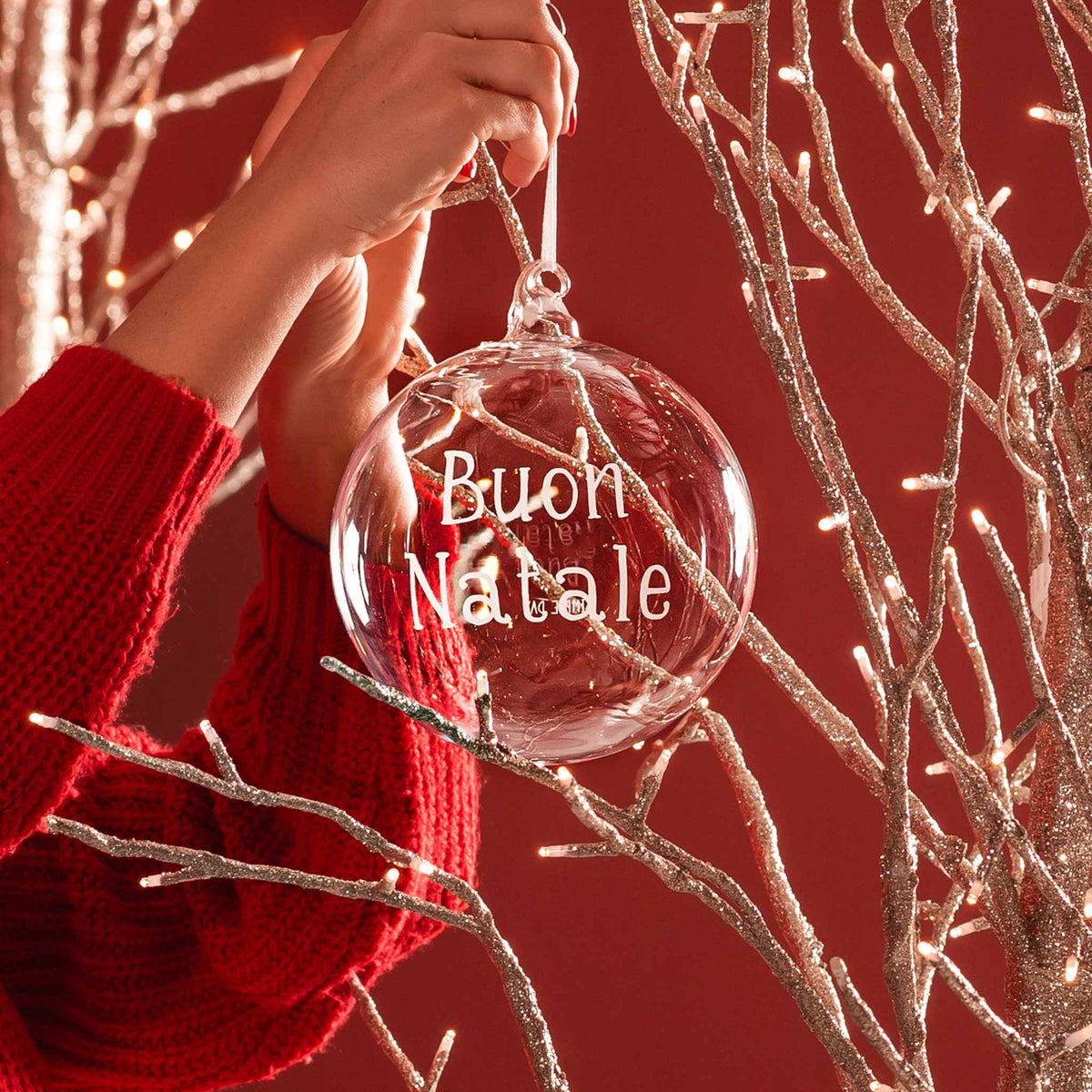 Merry Christmas ball - 15 cm — Simple Day