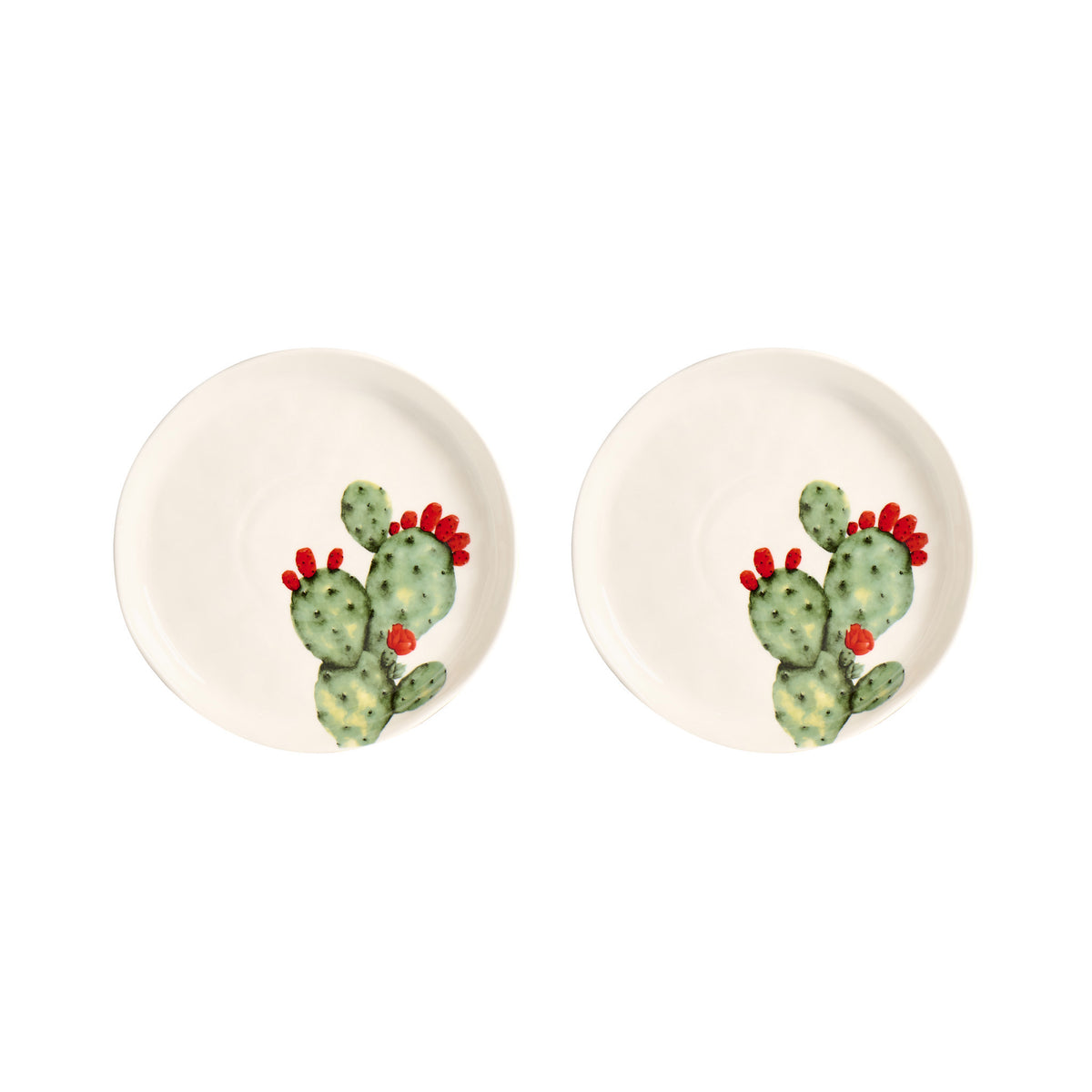 Set of 2 Prickly Pear Dessert Plates — Simple Day