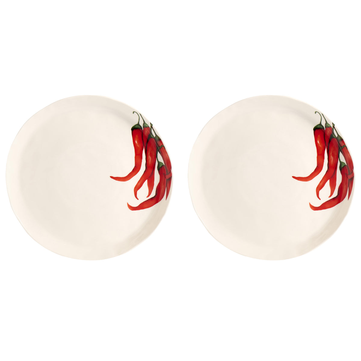 Set of 2 Chili Pepper Plates — Simple Day