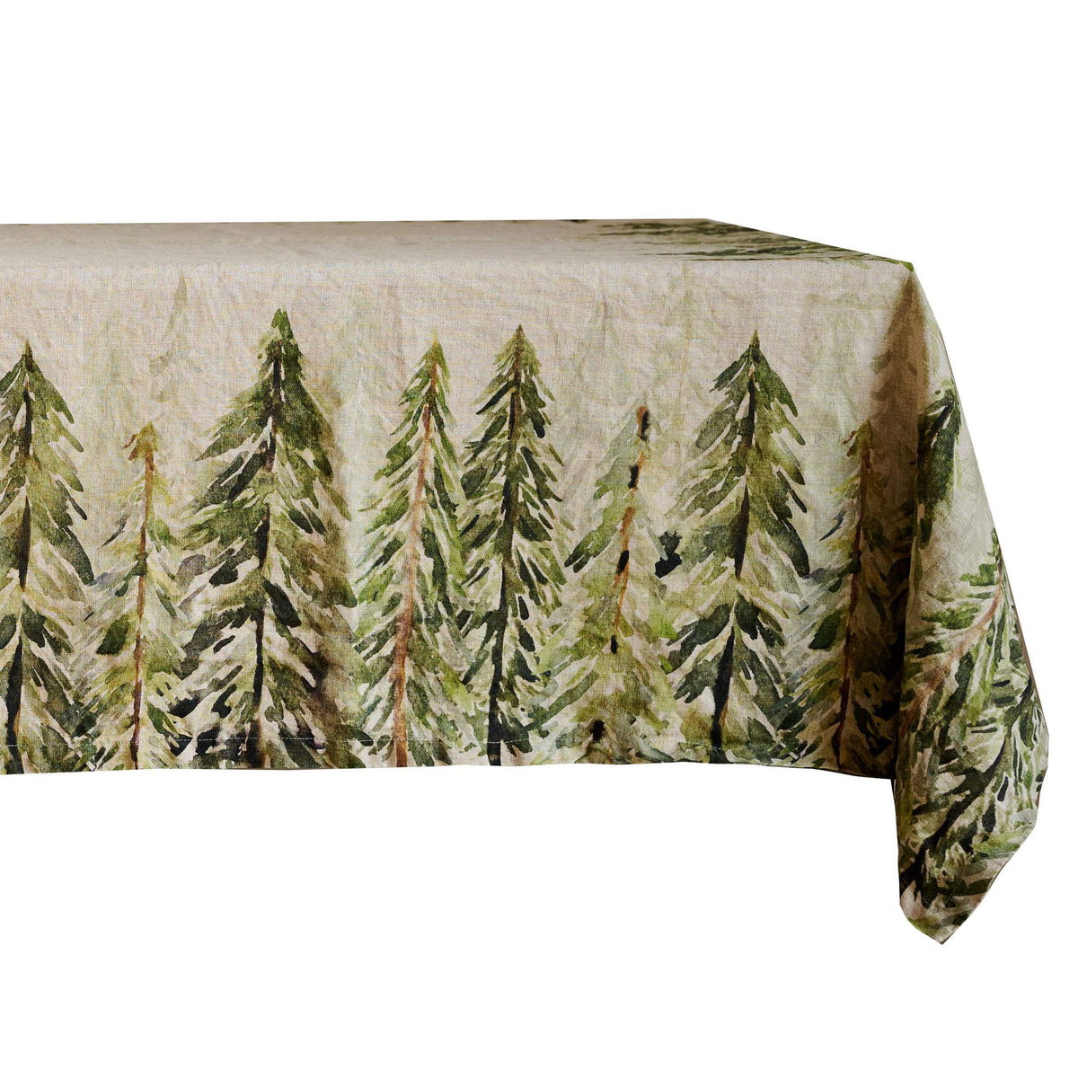 Fir natural linen tablecloth — Simple Day
